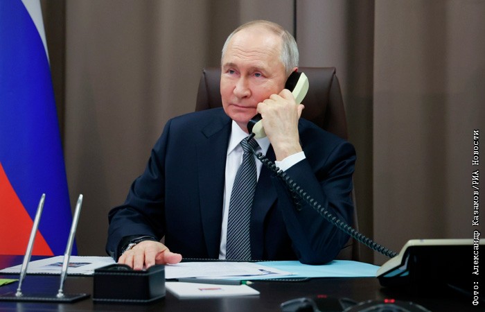 Путин провел телефонный разговор с президентом переходного периода Сирии